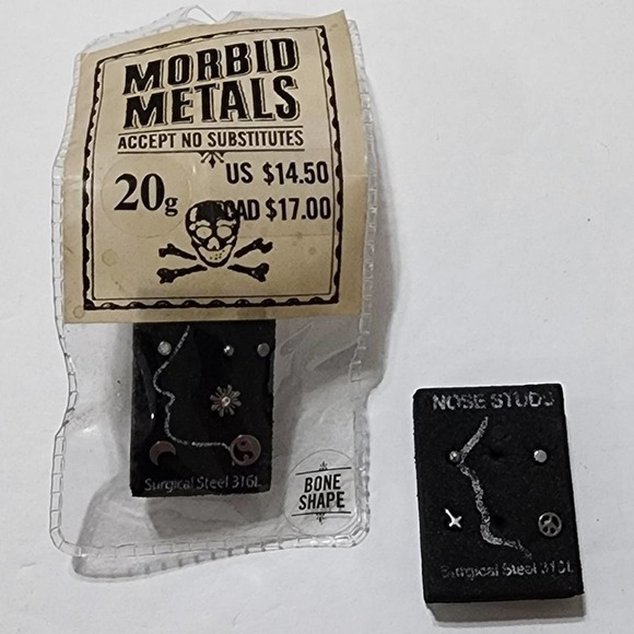 nose studio | Jewelry | Nosestudio Nose Rings Bone Shaped Lot Bundle ...